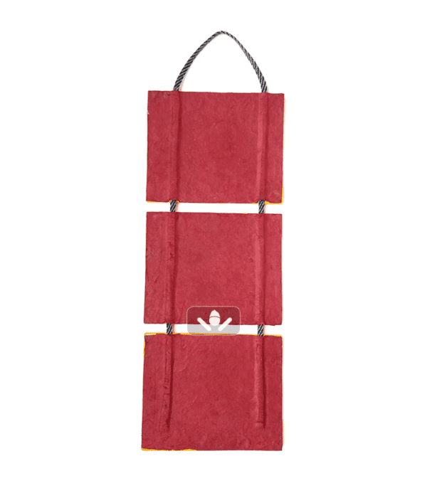 Mithila Art- 3 Story Frame (Yellow) | Swodeshi